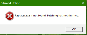 Silkroad.exe Errors